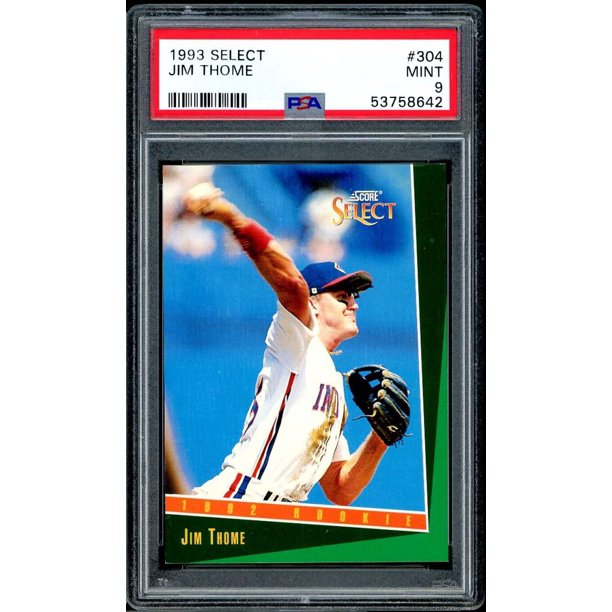 Jim Thome Card 1993 Select #304 PSA 9 - Walmart Business Supplies