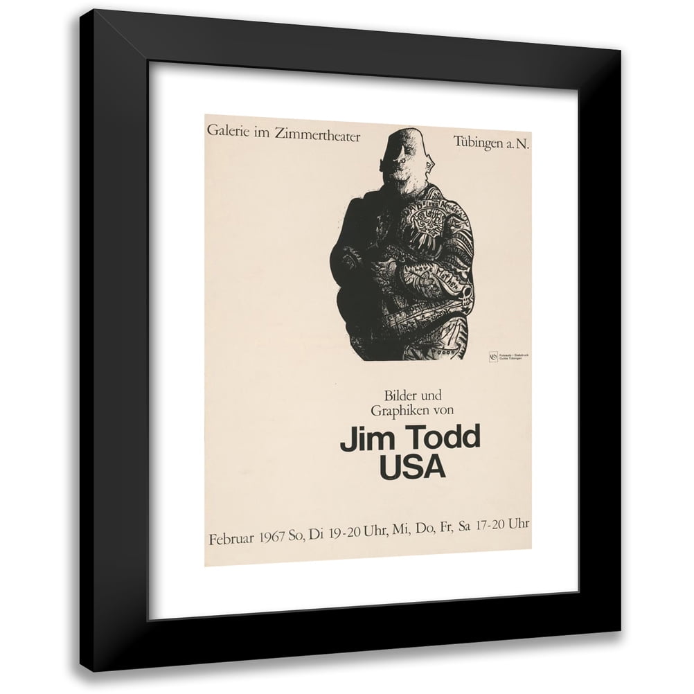 Jim Todd 18x24 Black Modern Framed Museum Art Print Titled - Pictures ...