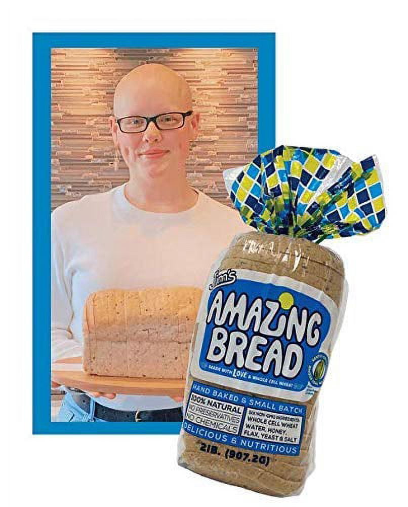 Jim's Amazing Bread - / Sliced Whole Wheat Bread 2lb / Gluten Inactive ...
