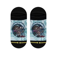 No Time To Waste No Show Socks With Art By Jimbo Phillips - Walmart.com