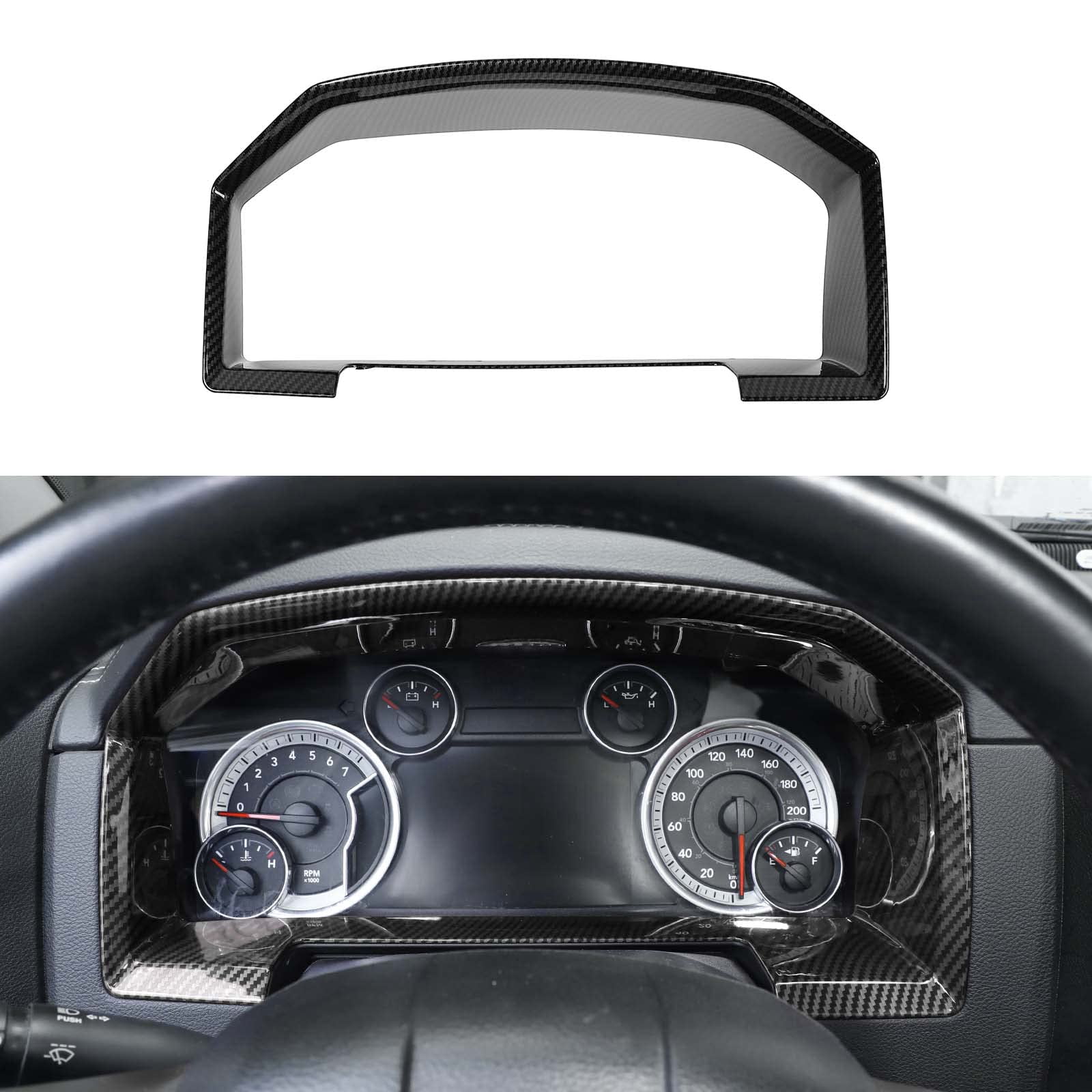 Jimen Compatible with Dodge Ram 2010-2017, Center Console Instrument ...