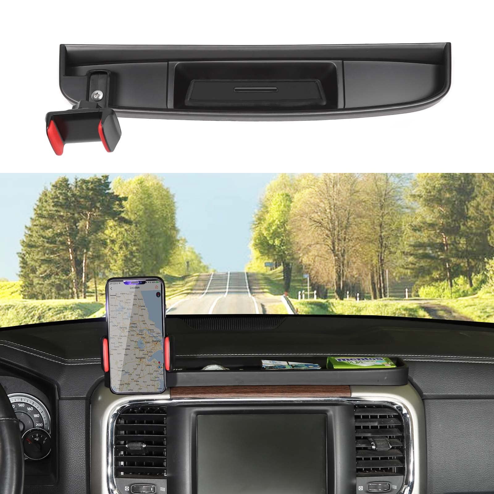 Jimen Compatible with Dodge Ram 2012-2017, Cell Phone Holder Mount Dashboard Tray C48 - Walmart.com