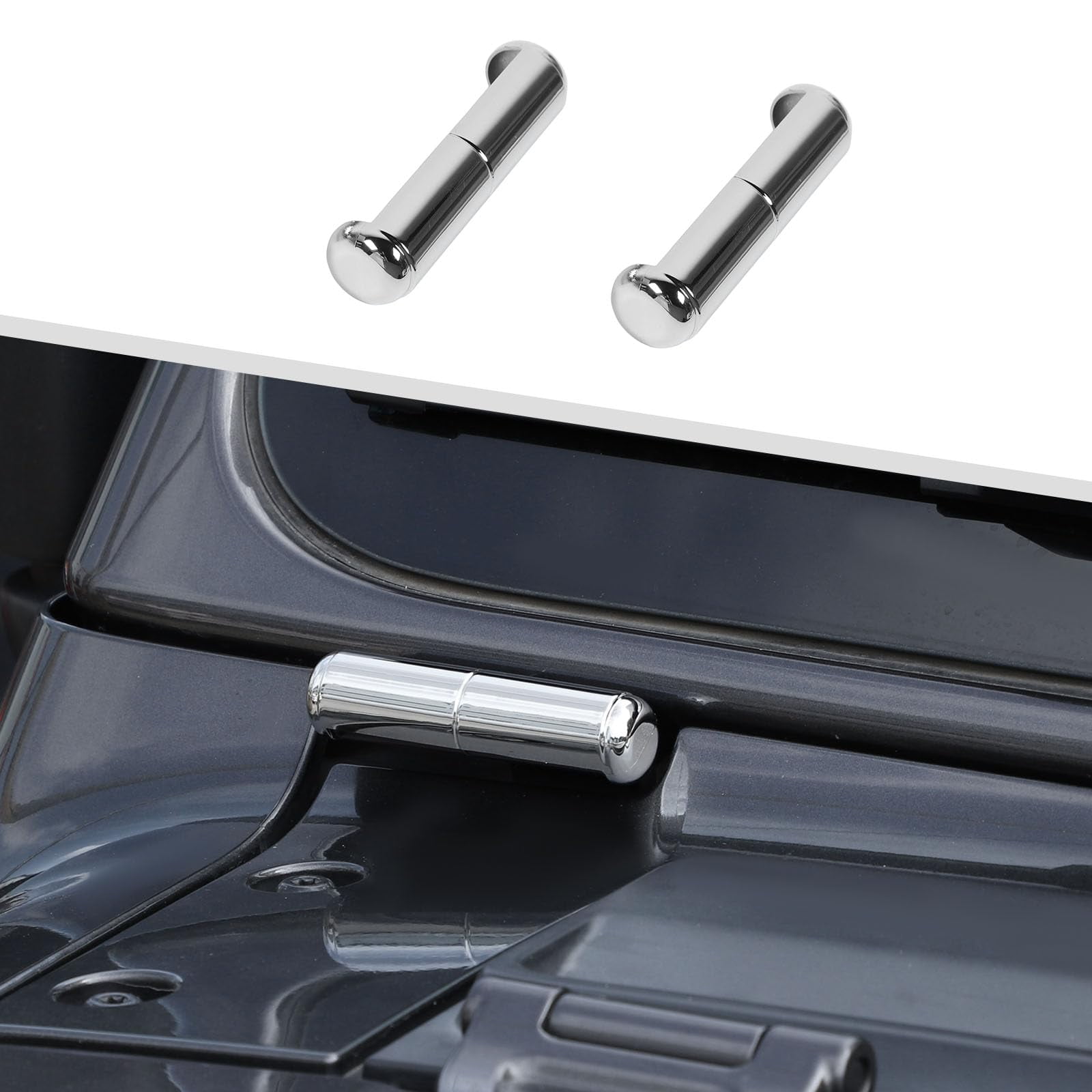 Jimen Compatible with Jeep MMF7 Wrangler JL JLU & Jeep Gladiator JT 2018-2024, 1 Pair Car Front ...