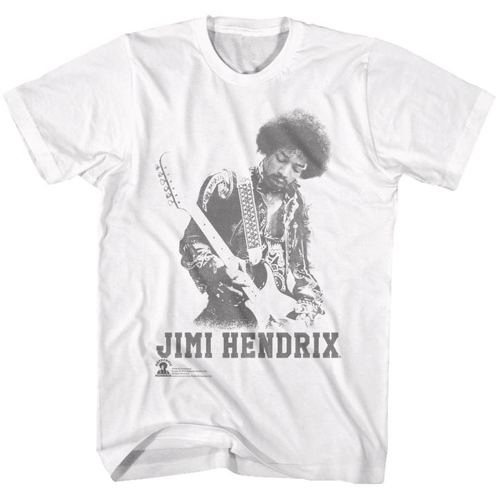 Jimi Hendrix Ghost Jimi White Adult T-Shirt 5Xl - Walmart.com