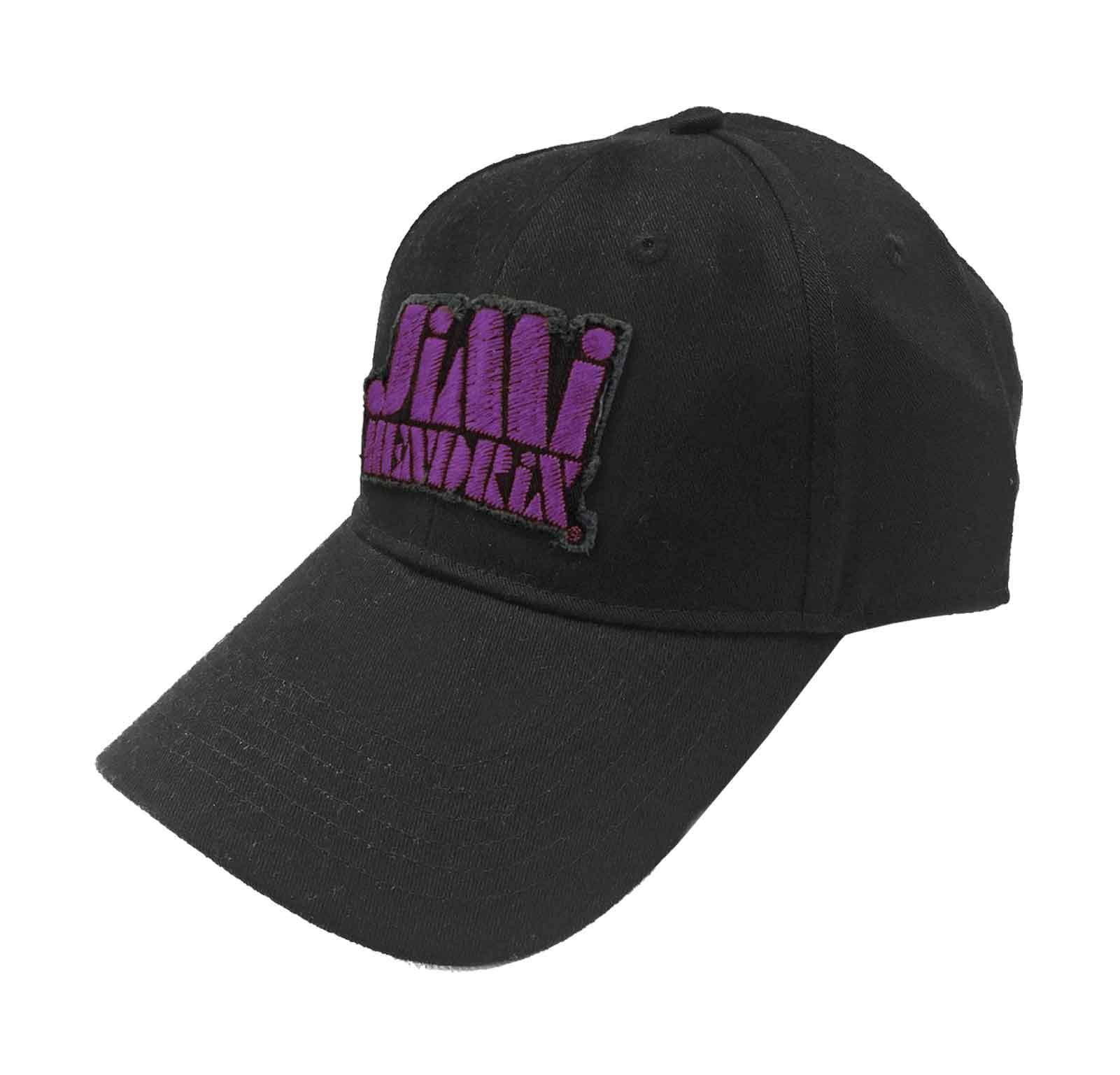 Jimi Hendrix Baseball Cap Purple Stencil Logo new Official Black ...