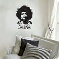 Jimi Hendrix Decal Sticker - Wall Art Decal 14" x 20" Window Decoration ...