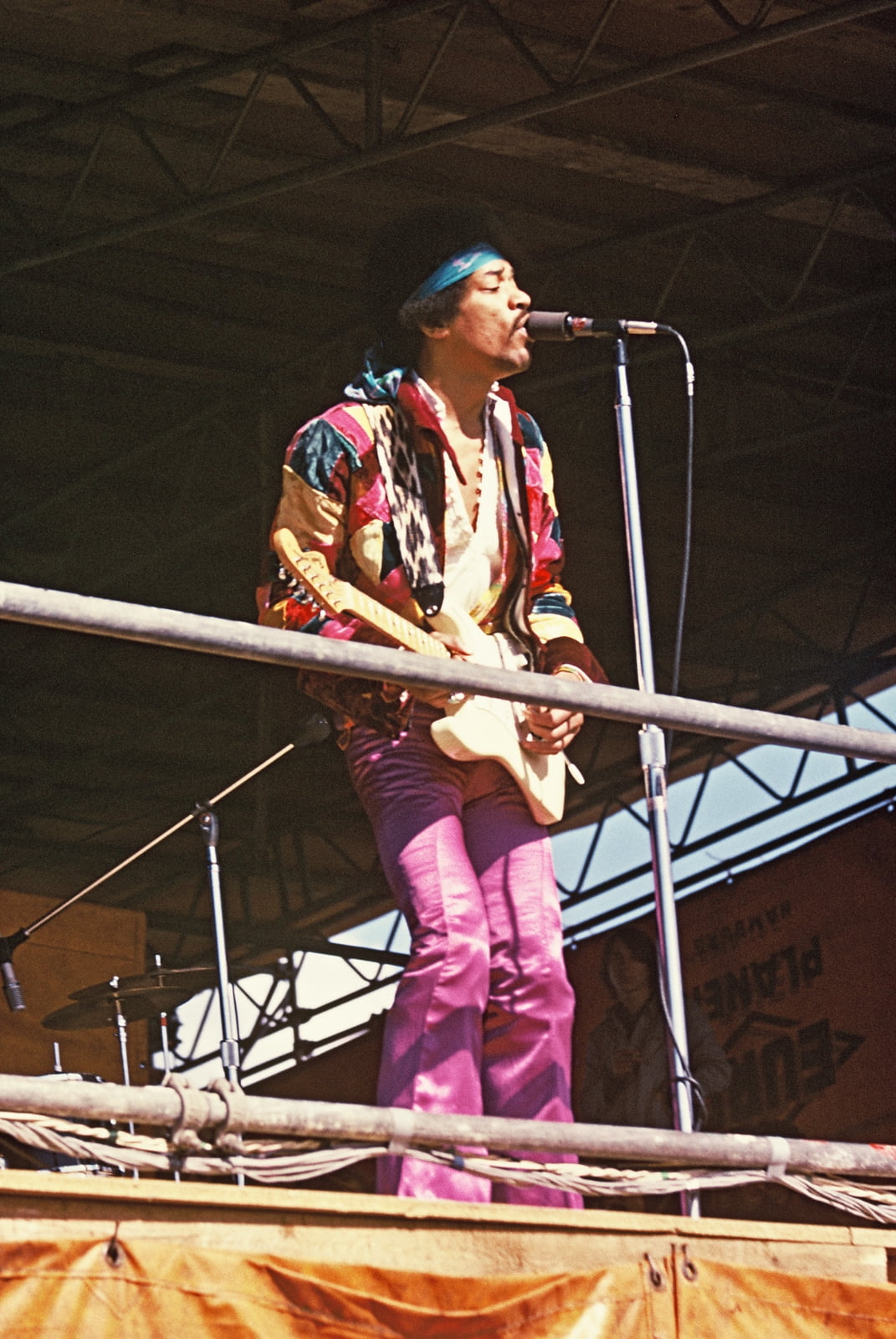 Jimi Hendrix Live in Germany 24x36 inch Rolled Poster - Walmart.com
