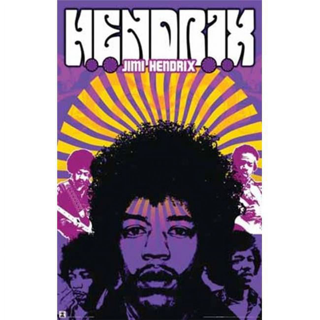 Jimi Hendrix - Montage Poster Print - Walmart.com