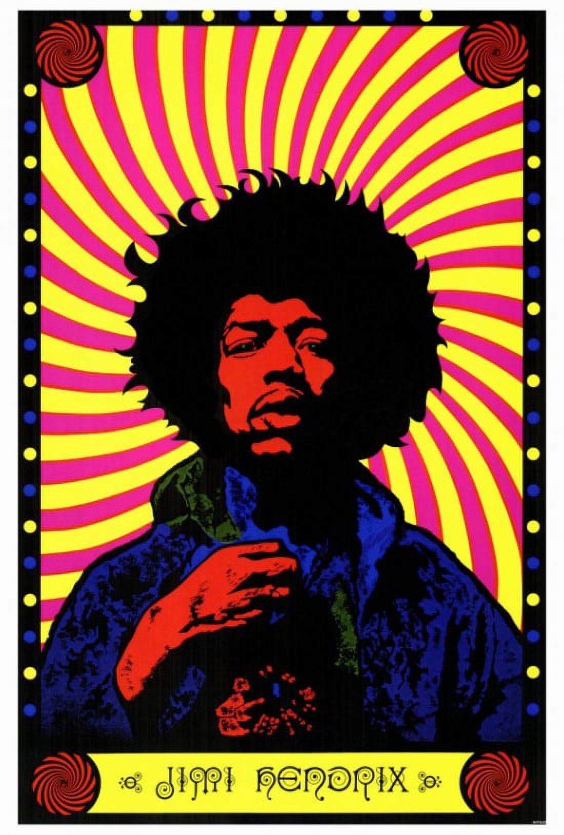 Jimi Hendrix Movie Poster Print (27 x 40) - Walmart.com
