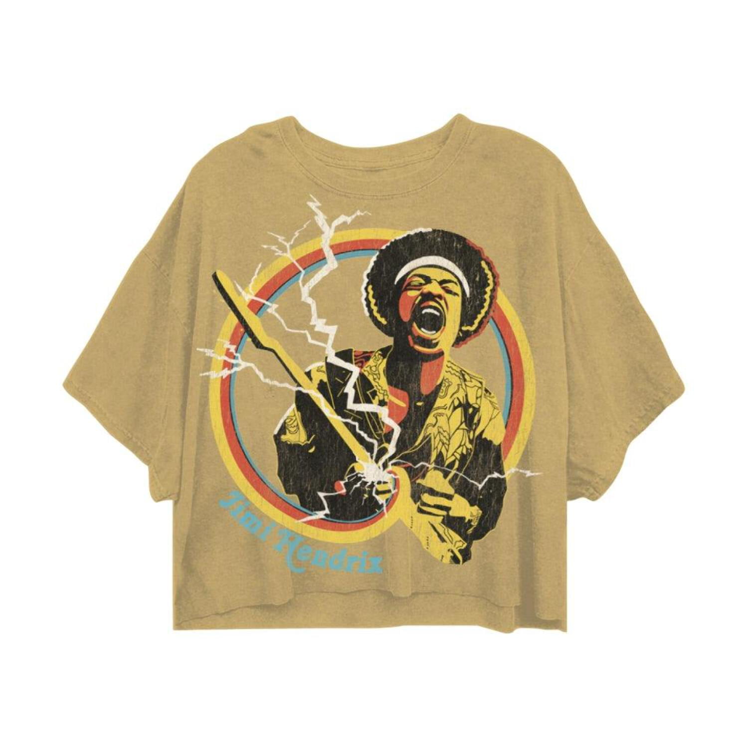 Jimi Hendrix Power Of Love Oversize Crop - Walmart.com