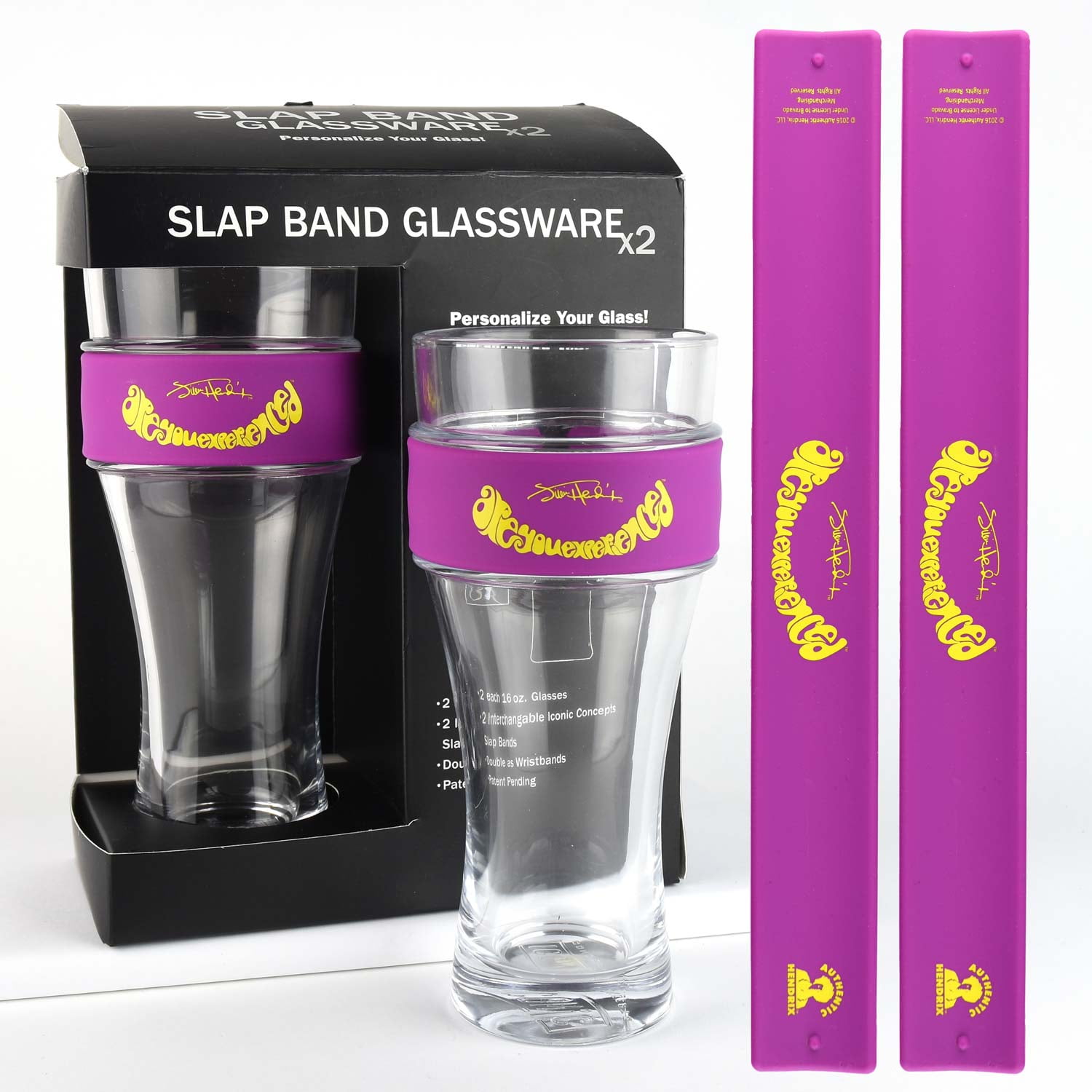 Jimi Hendrix Pub Glass Set - Walmart.com
