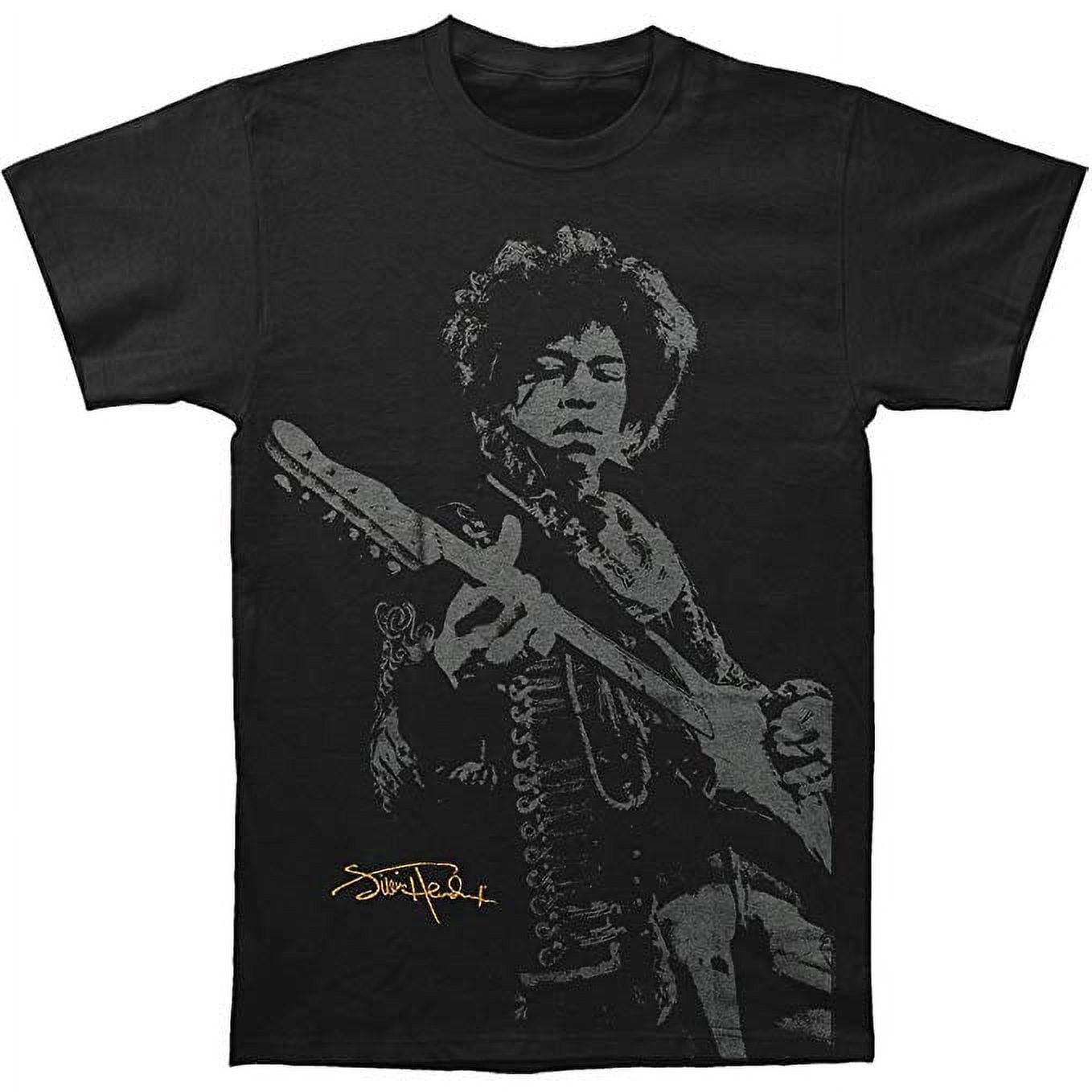 Jimi Hendrix Shadow Big Print Subway Shirt - Walmart.com