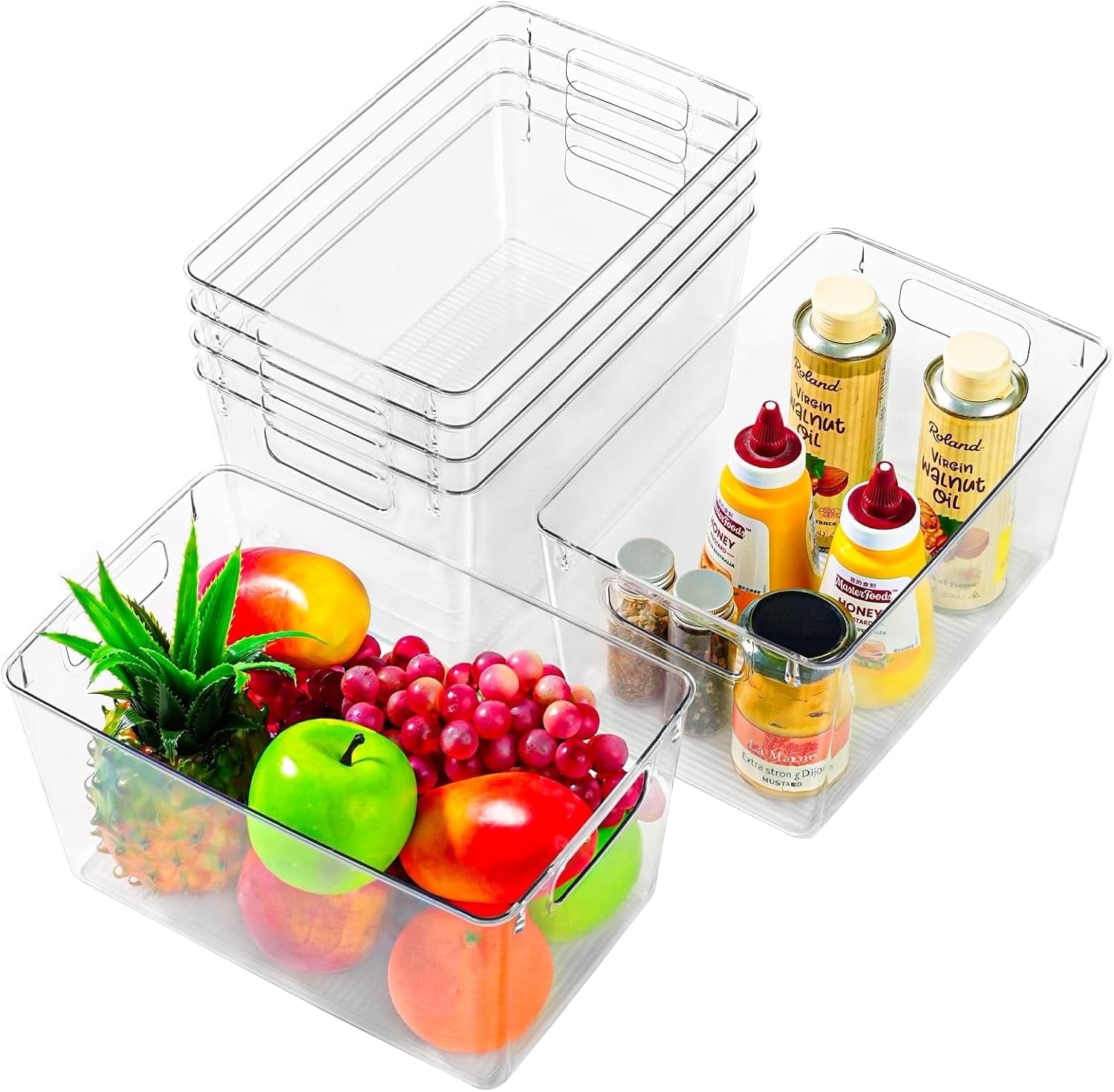 Jimin 6 Pack Kitchen Organizers and Storage, Pantry Organization and ...