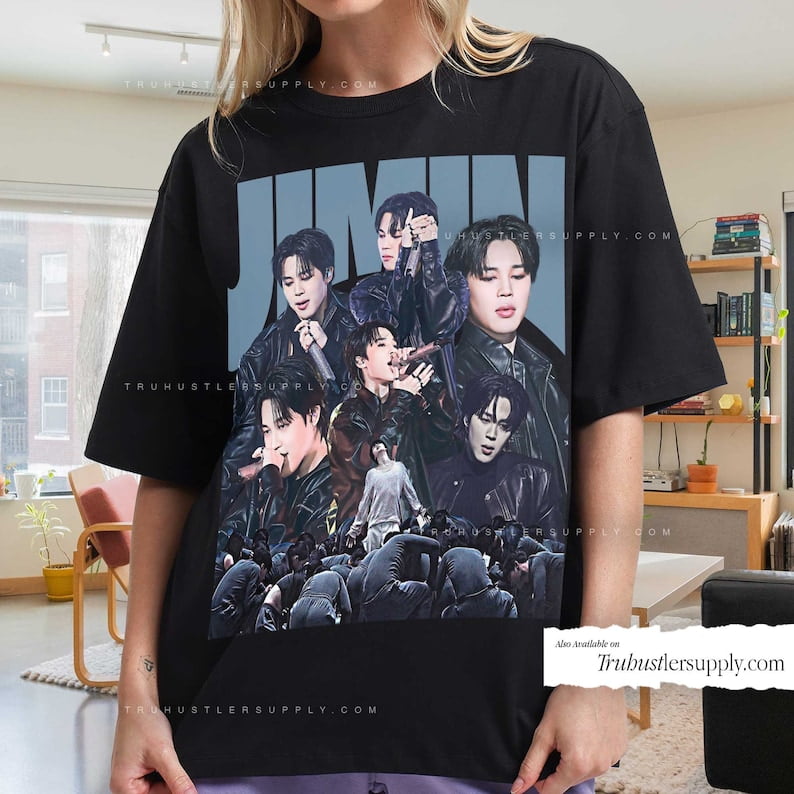 Jimin Bts Inspired Kpop Vintage Graphic T Shirt, Jimin concert Retro ...