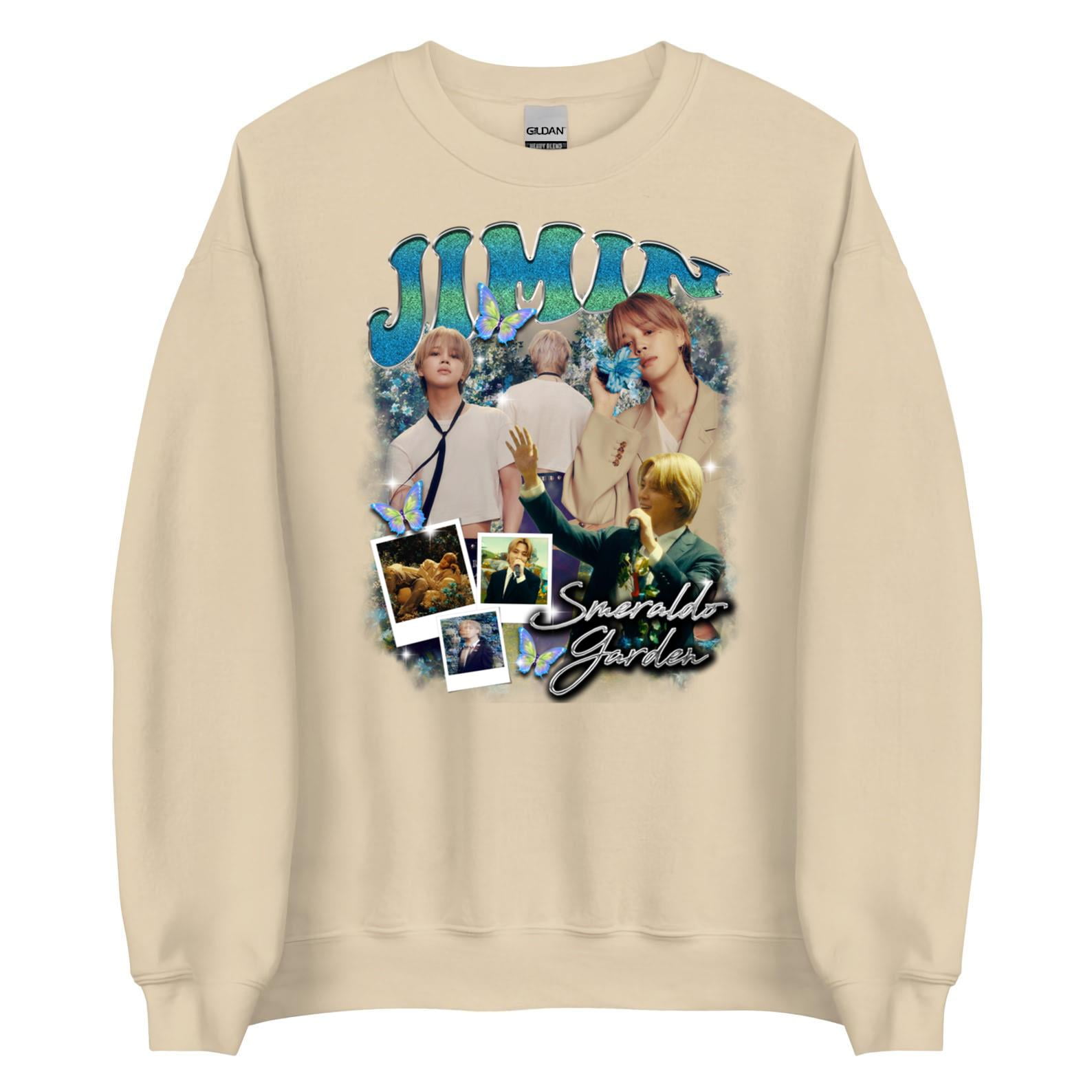 Jimin Kpop Graphic T-shirt, Jimin Smeraldo Garden Shirt, Jimin Muse ...