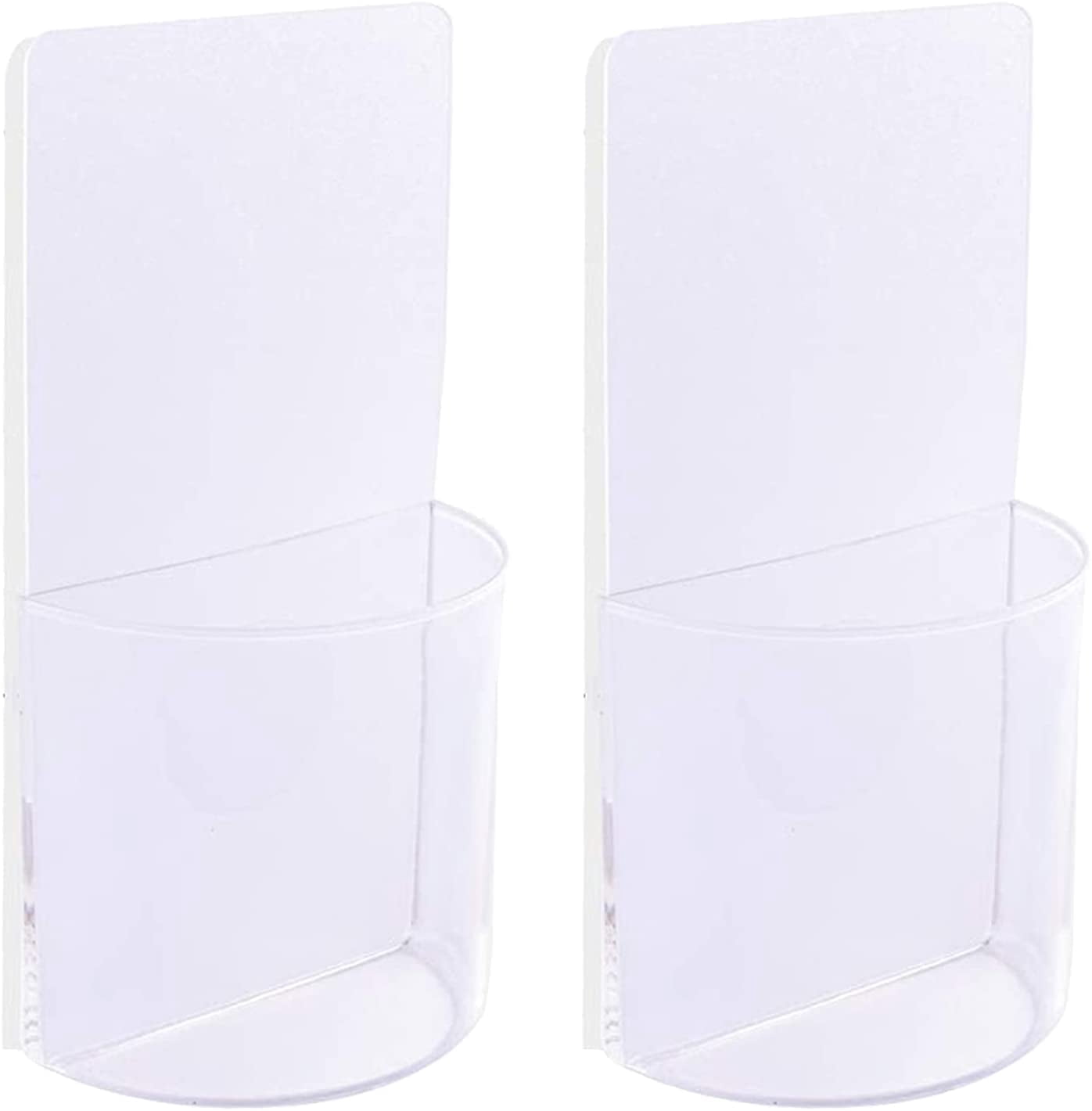 Jimin Remote Control Holder Wall Mount Damage-Free 2 Pack, Clear ...