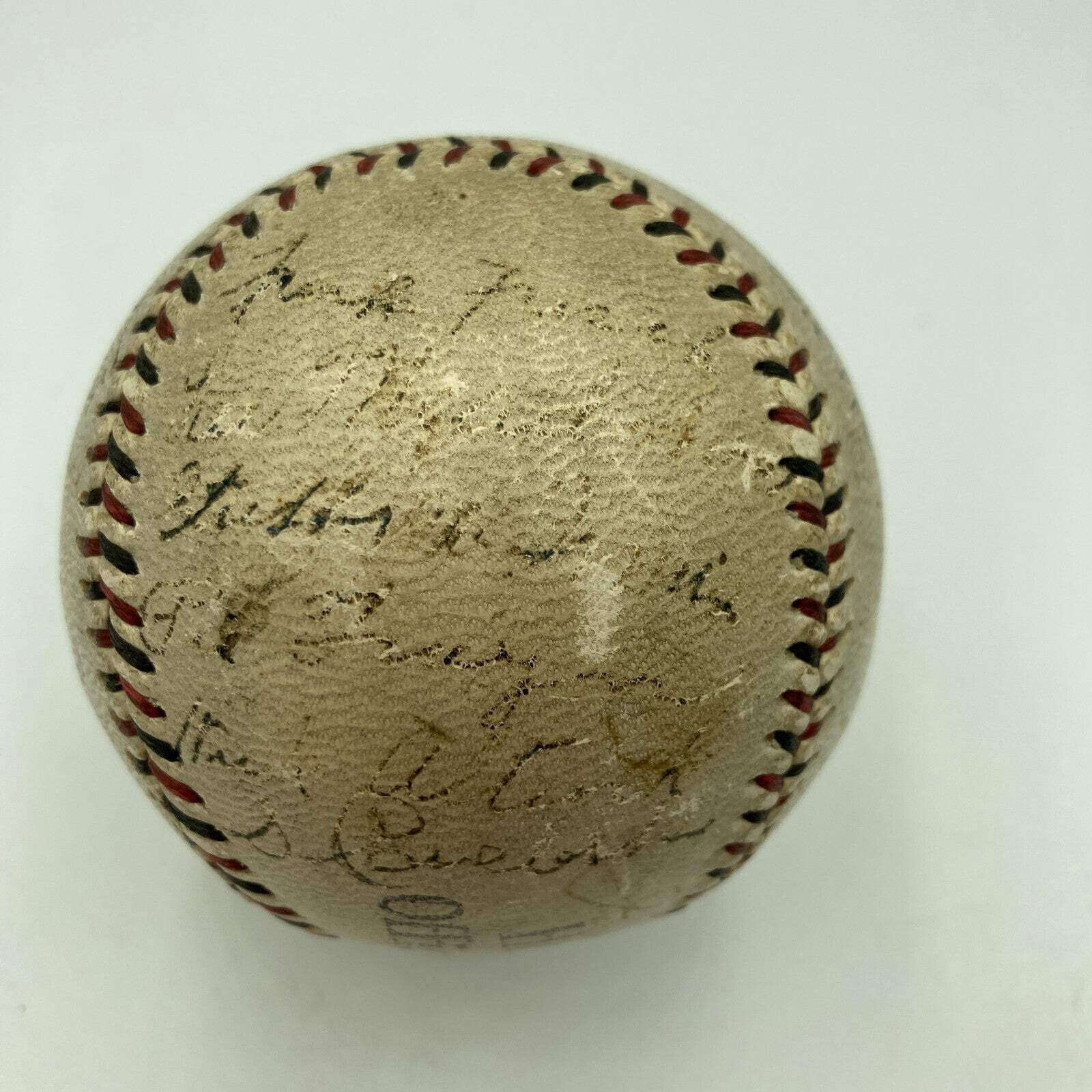 Jimmie Foxx Al Simmons Max Carey Frank Frisch 1930's HOF Signed ...