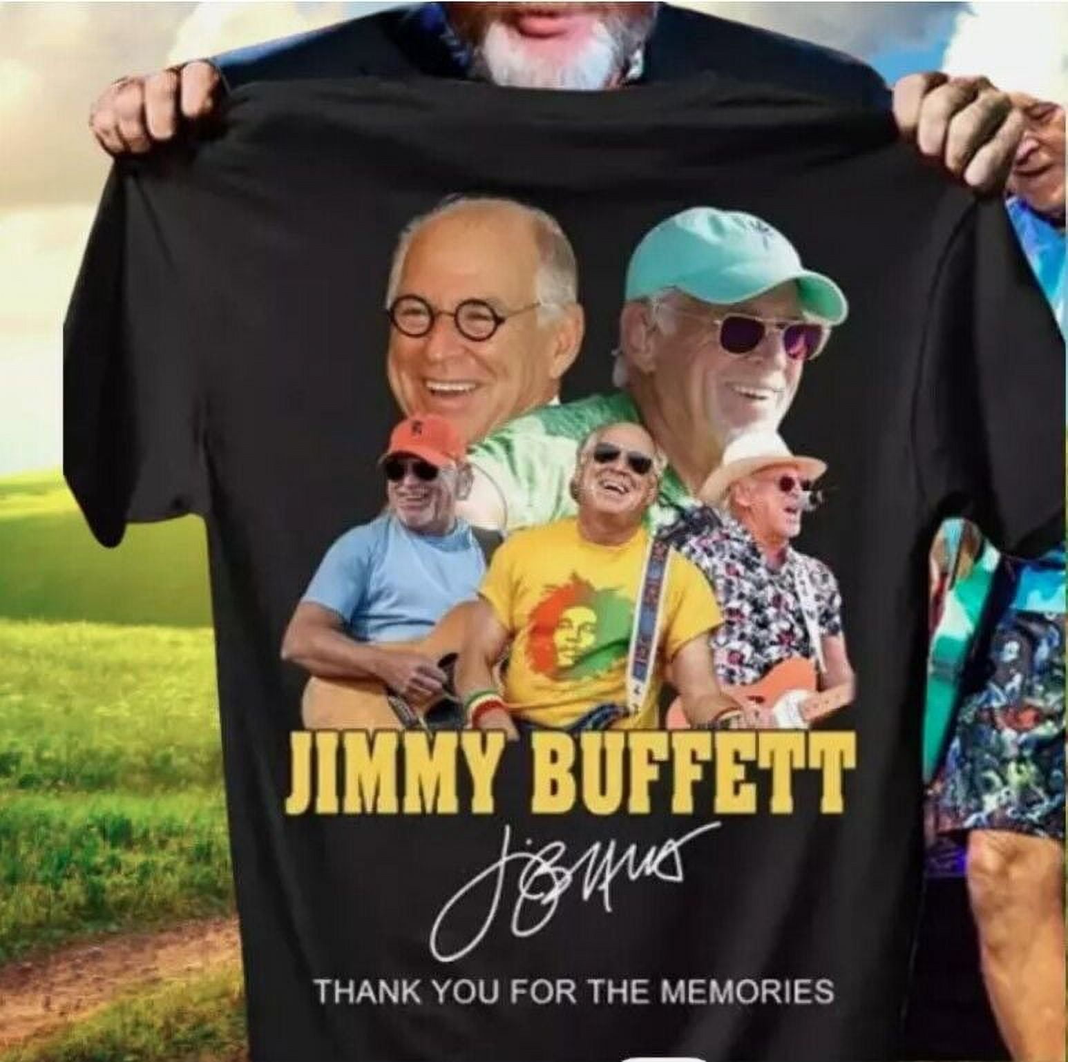 Jimmy Buffet Thank You For The Memories Tshirt, Rip Jimmy Buffett Shirt ...