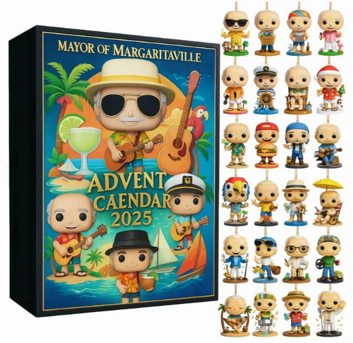 Jimmy Buffett Fans Advent Calendar Blind Box 2025 2026 Christmas ...