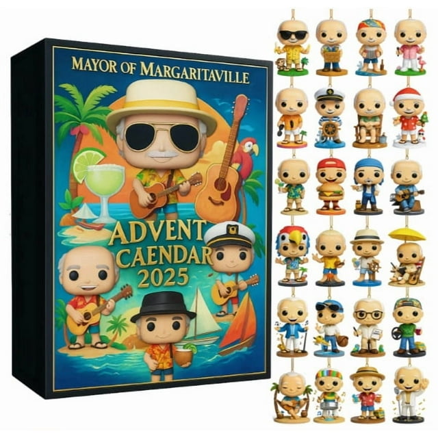 Jimmy Buffett Fans Advent Calendar Blind Box 2025 2026 Christmas ...