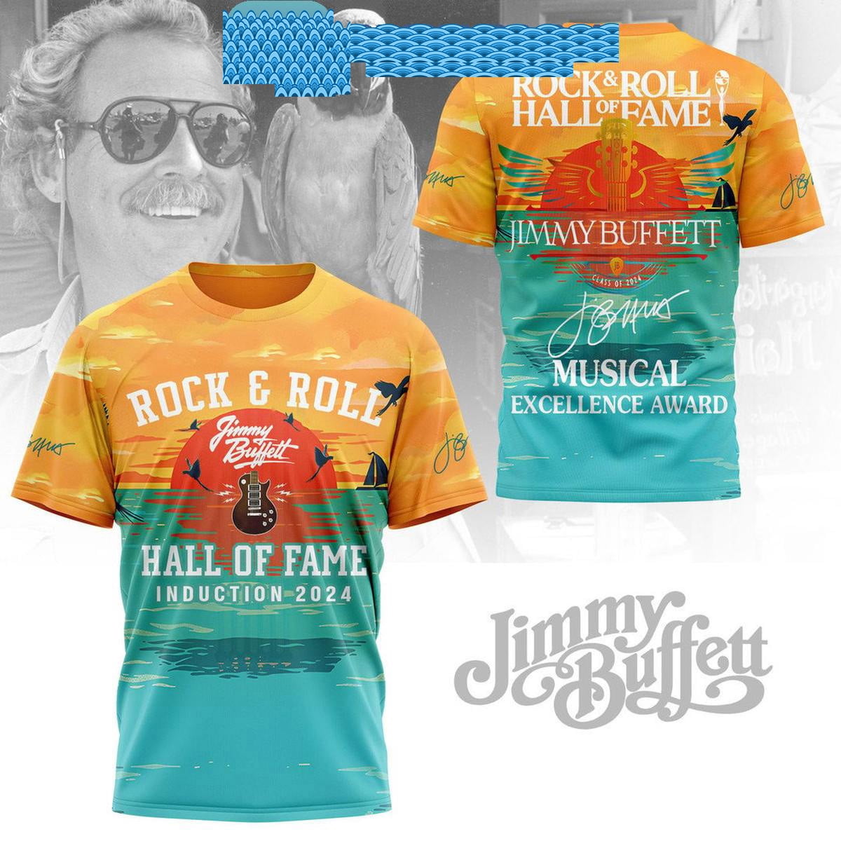 Jimmy Buffett Hall Of Fame Musical Excellence Award 2024 Rock And Roll ...