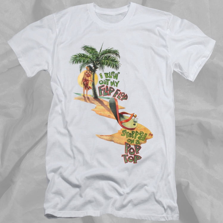 Jimmy Buffett Magaritaville Retro Style Vintage White T-Shirt - Walmart.com