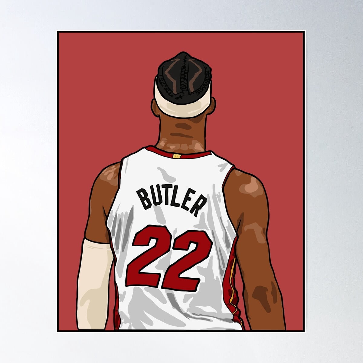 Jimmy Butler Back-To Poster Wall Art, Modern Wall Decor, 16x24 UNFRAMED ...
