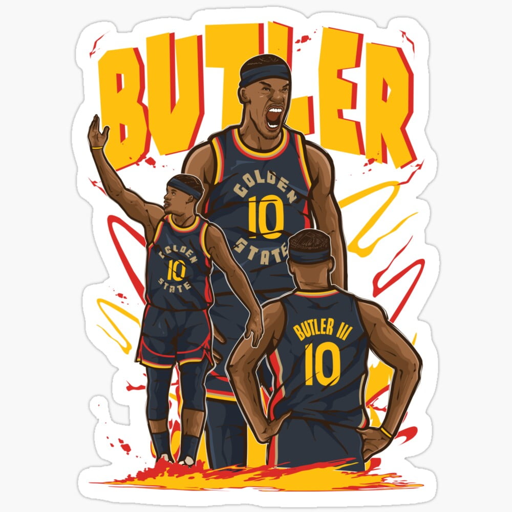 Jimmy Butler Golden State Sticker Phone Decal Water Bottle Stickers Car ...