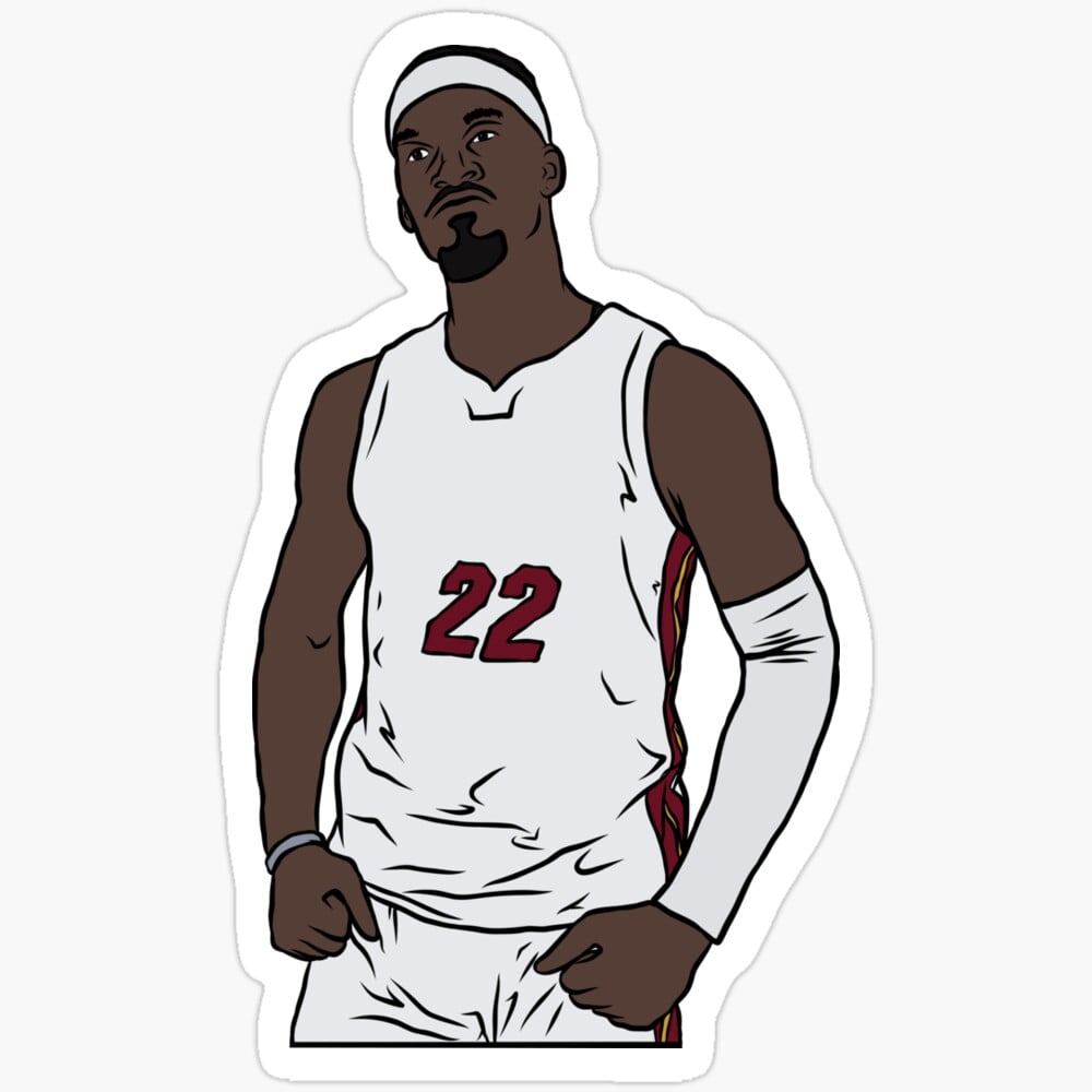 Jimmy Butler Mean Mug Sticker Phone Decal Water Bottle Stickers Car ...