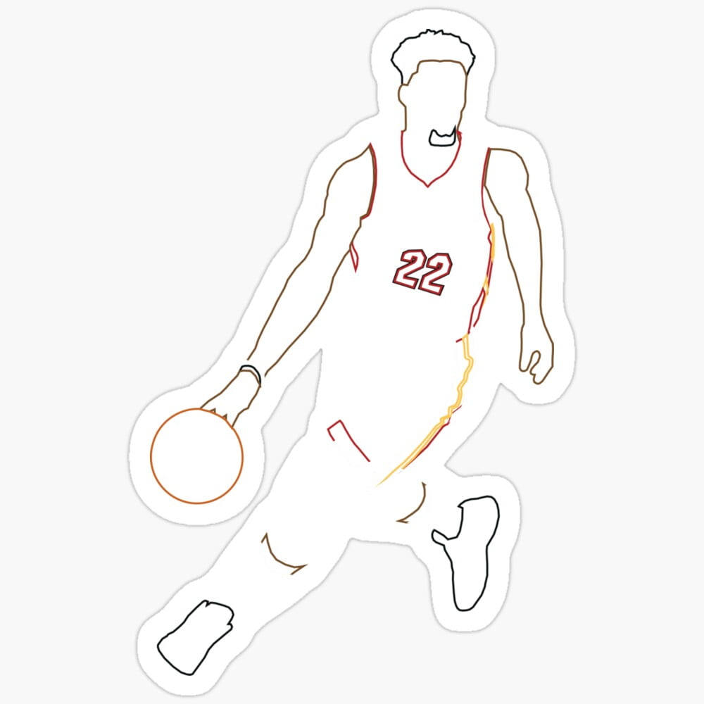 Jimmy Butler Miami Sticker Phone Decal Water Bottle Stickers Car Decals ...