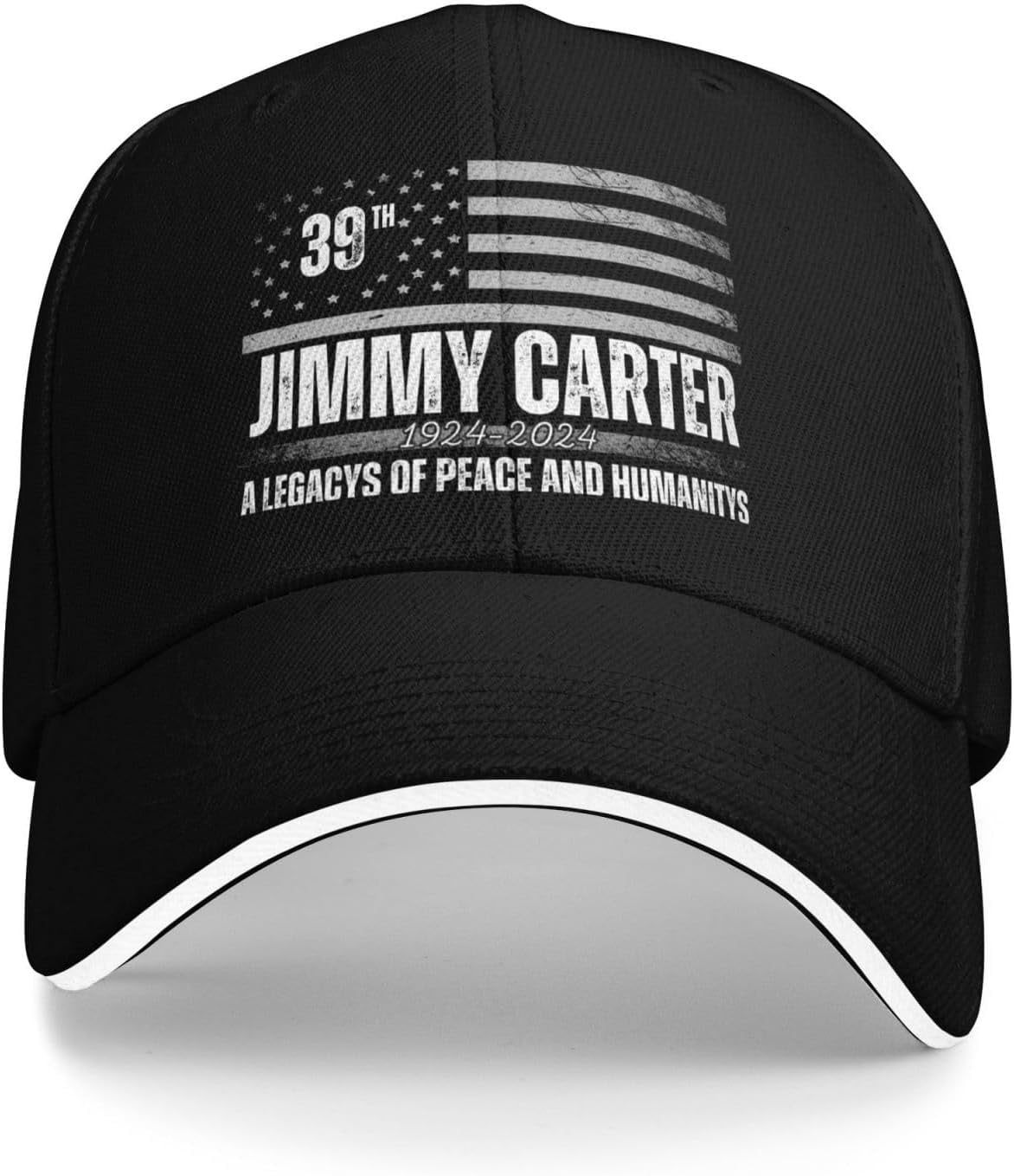 Jimmy-Carter 1924-2024 USA Legacy 39th President Tribute Hat Baseball ...