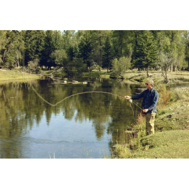 Jimmy Carter Fishing In The Grand Tetons Wyoming. August 1978. History ...