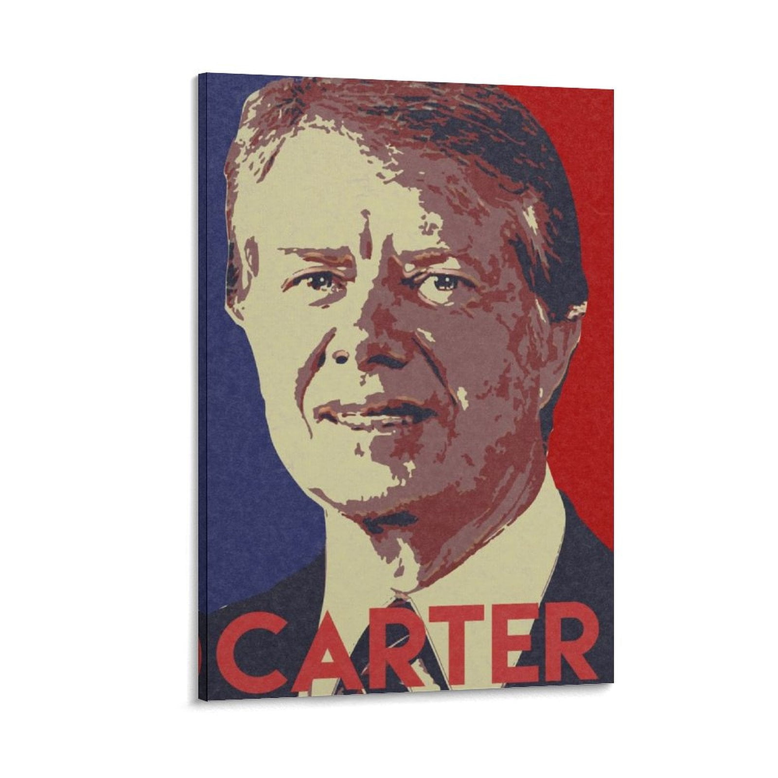 Jimmy Carter Former President 100 Years Old (11) Artworks Canvas Poster ...