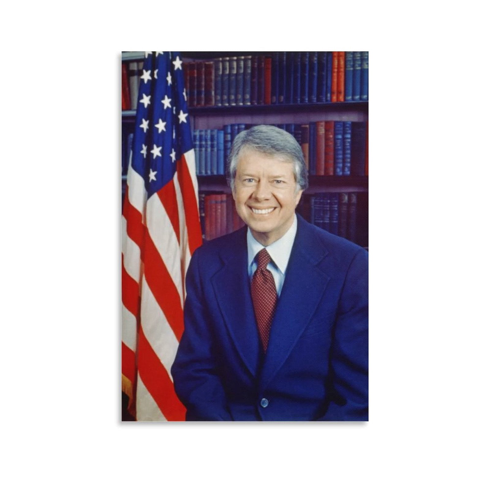 Jimmy Carter Former President 100 Years Old (17) Painting On Canvas ...