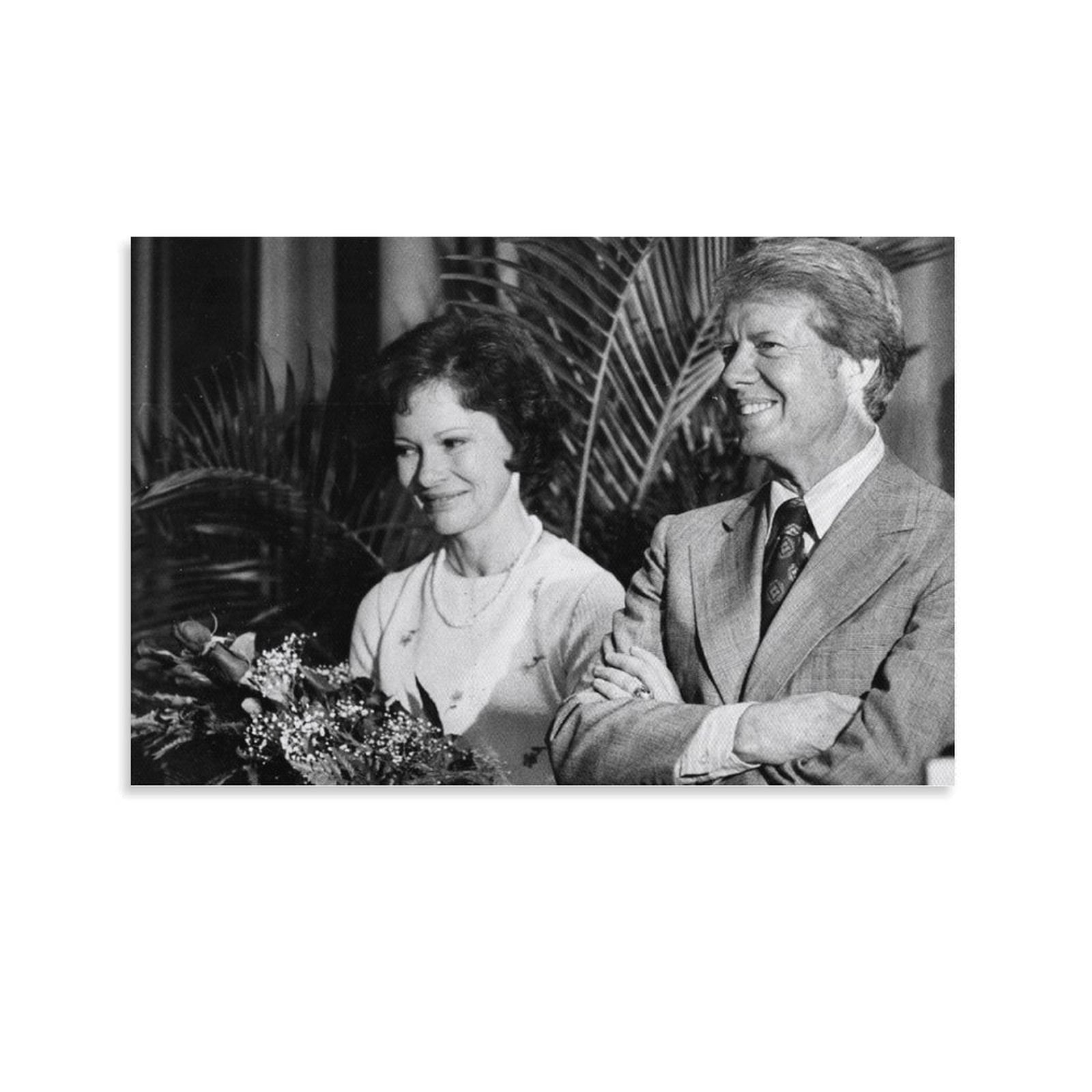 Jimmy Carter Former President 100 Years Old (25) Artworks Canvas Poster ...