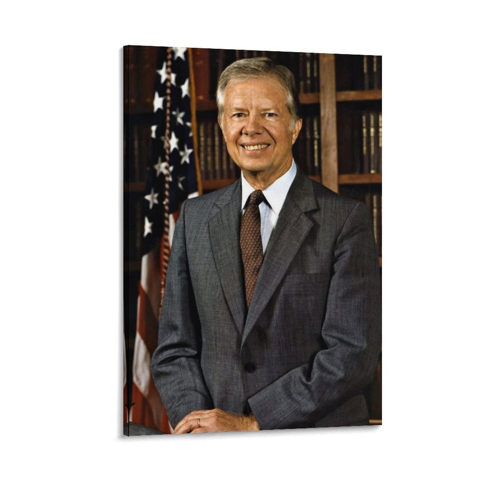 Jimmy Carter Former President 100 Years Old (3) Canvas Poster Wall Art ...