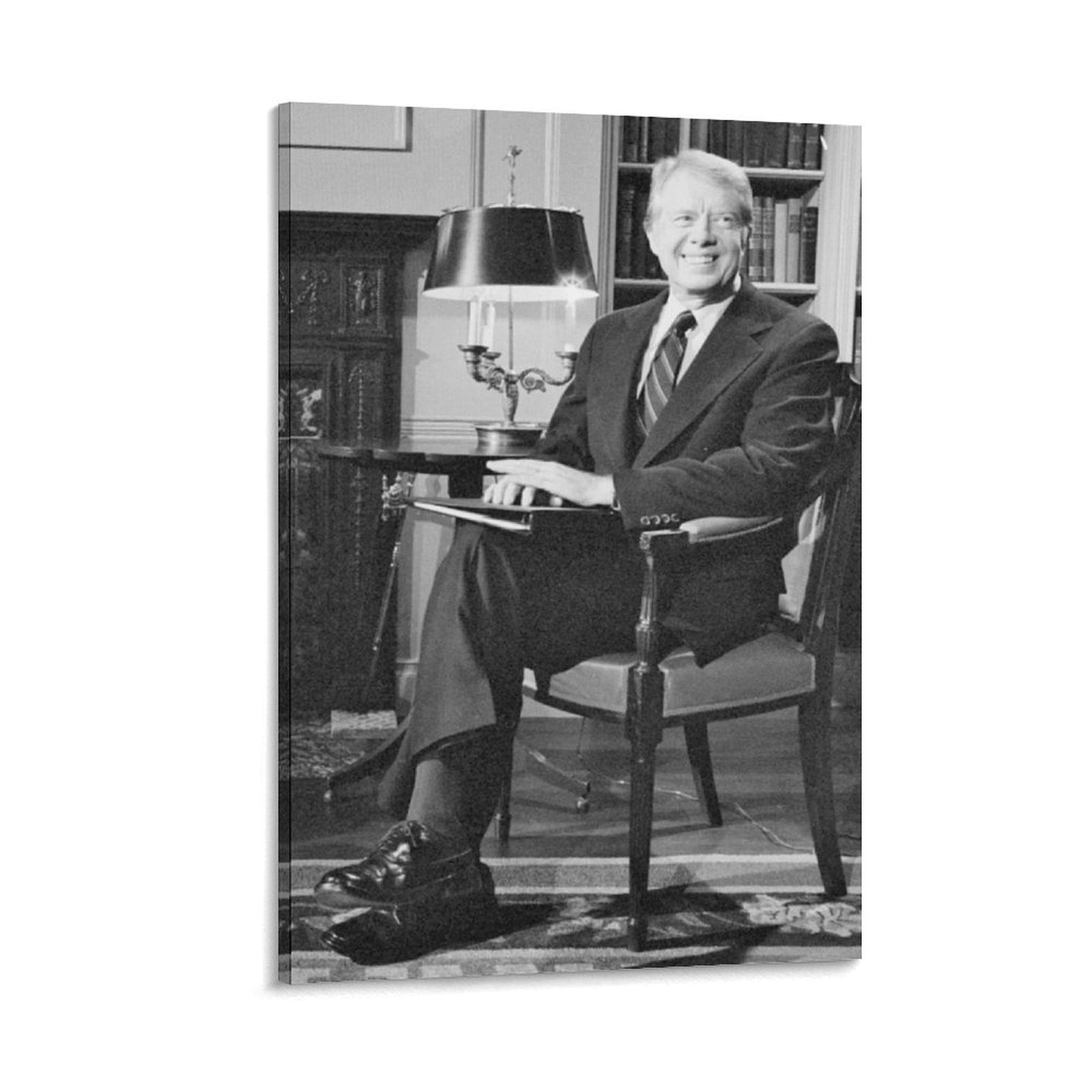 Jimmy Carter Former President 100 Years Old (32) Canvas Poster Wall Art ...