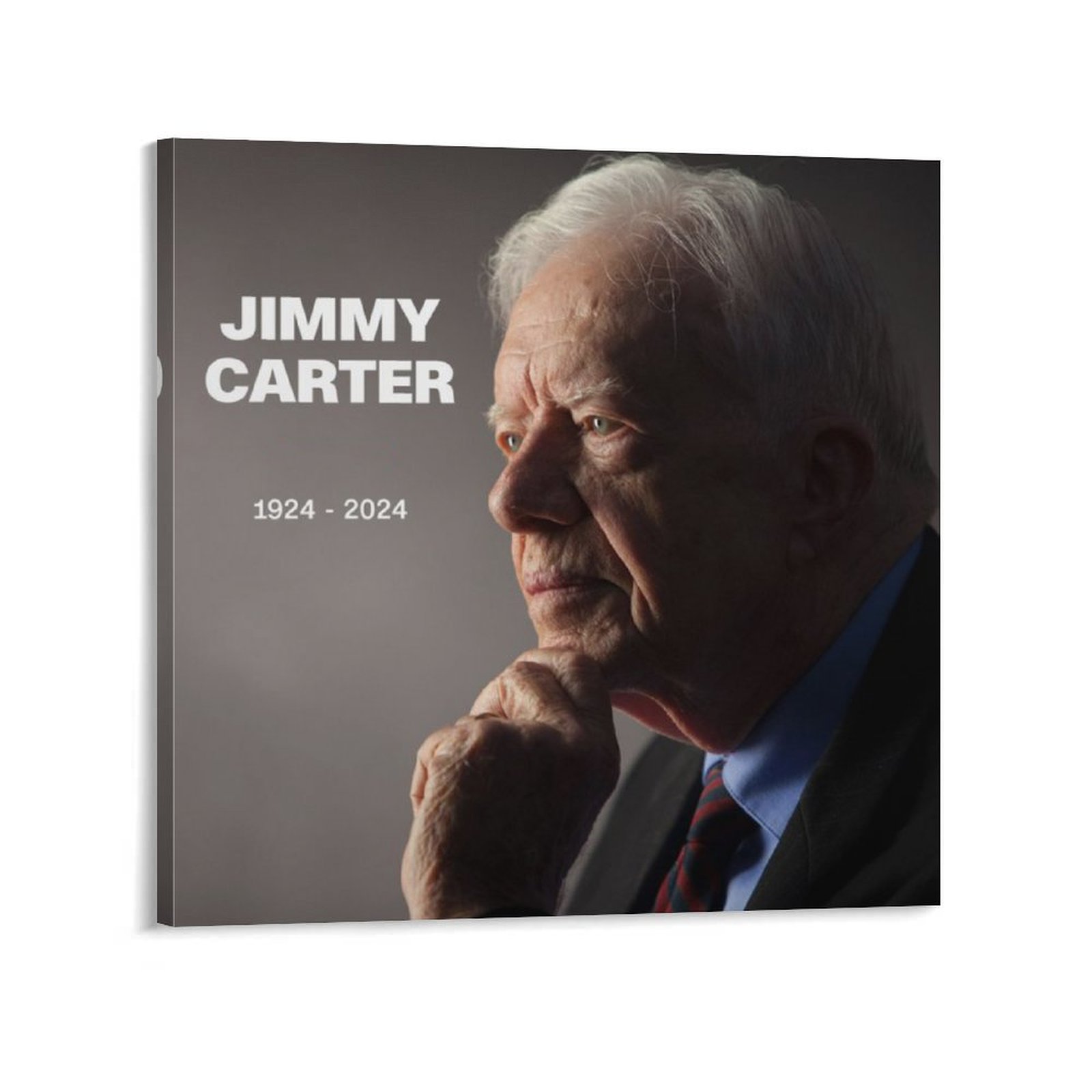 Jimmy Carter Former President 100 Years Old (37) Art Poster Canvas ...