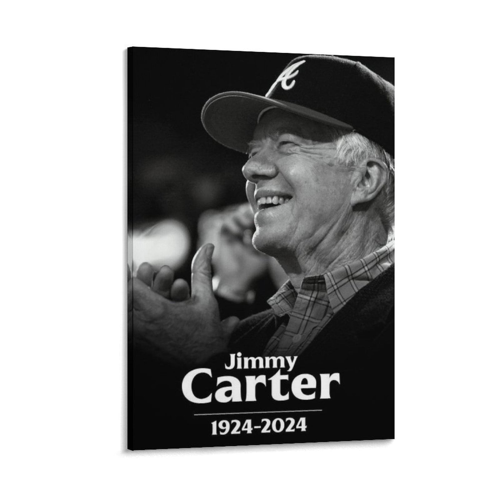Jimmy Carter Former President 100 Years Old (38) Artworks Canvas Poster ...