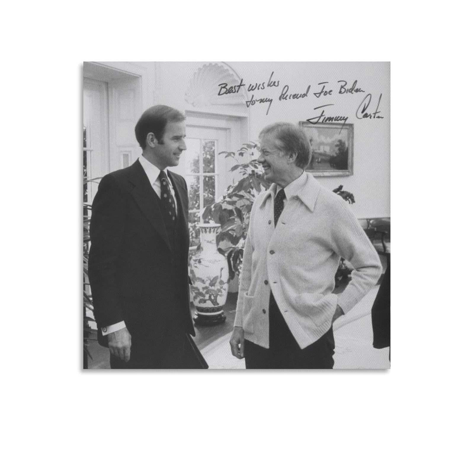 Jimmy Carter Former President 100 Years Old (39) Painting On Canvas ...