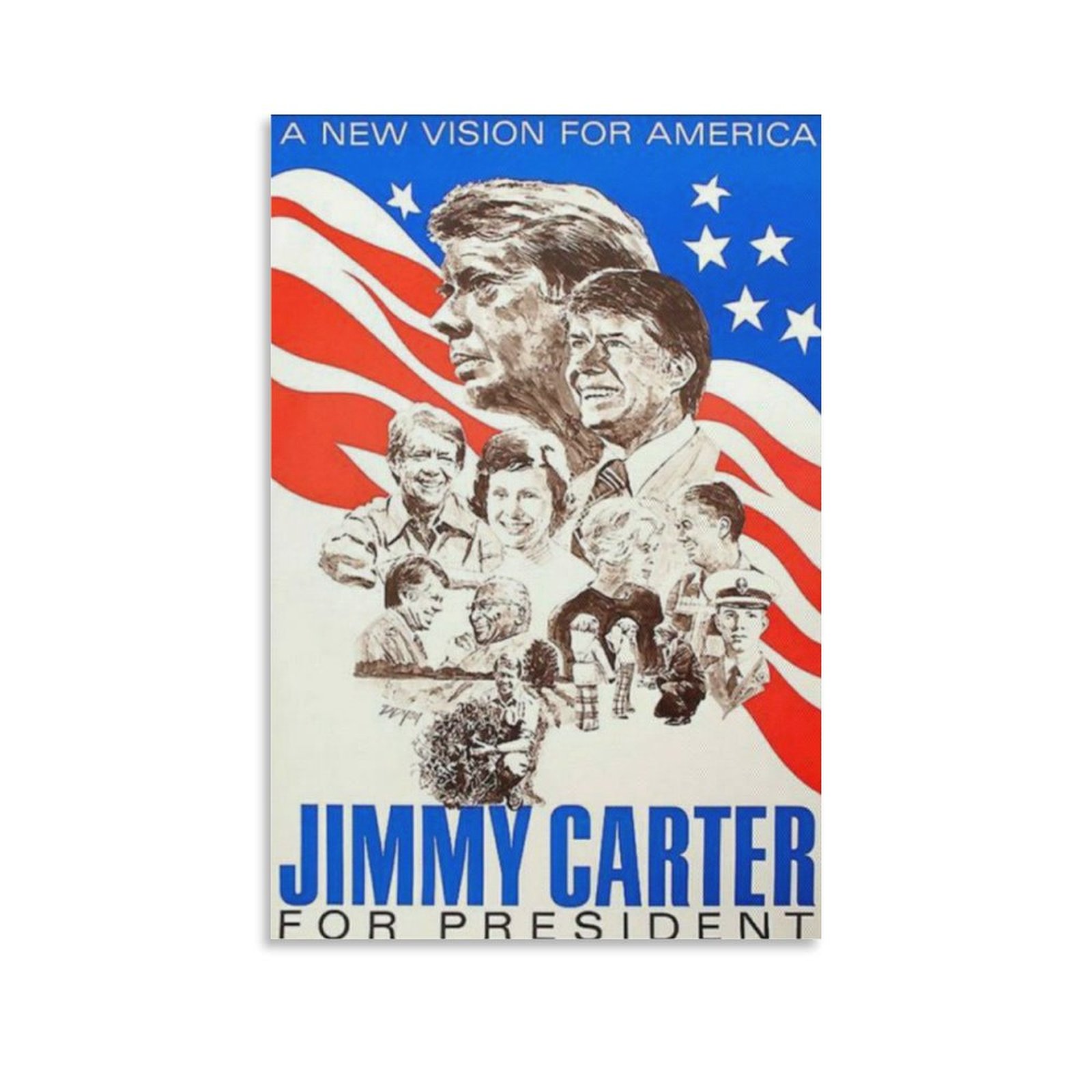 Jimmy Carter Former President 100 Years Old (4) Posters Art Print Wall ...