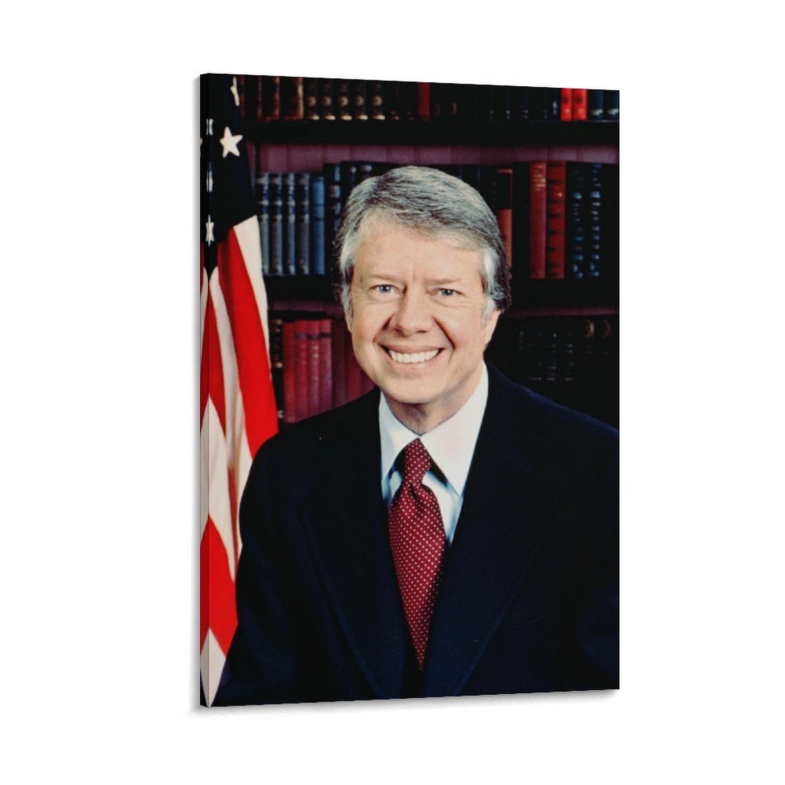 Jimmy Carter Former President 100 Years Old (44) Painting On Canvas ...