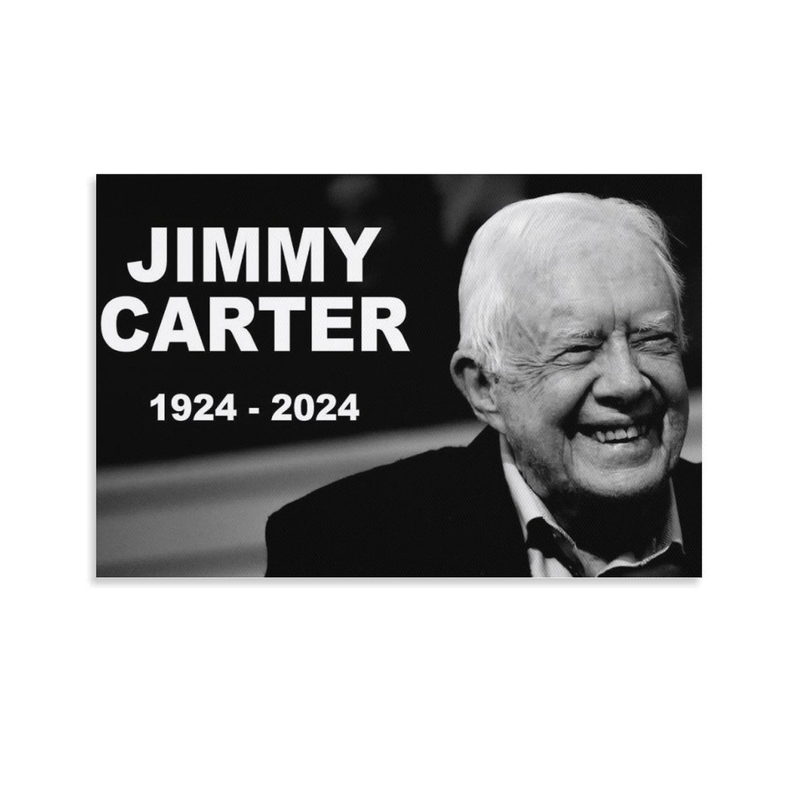 Jimmy Carter Former President 100 Years Old (51) Canvas Poster Wall Art ...