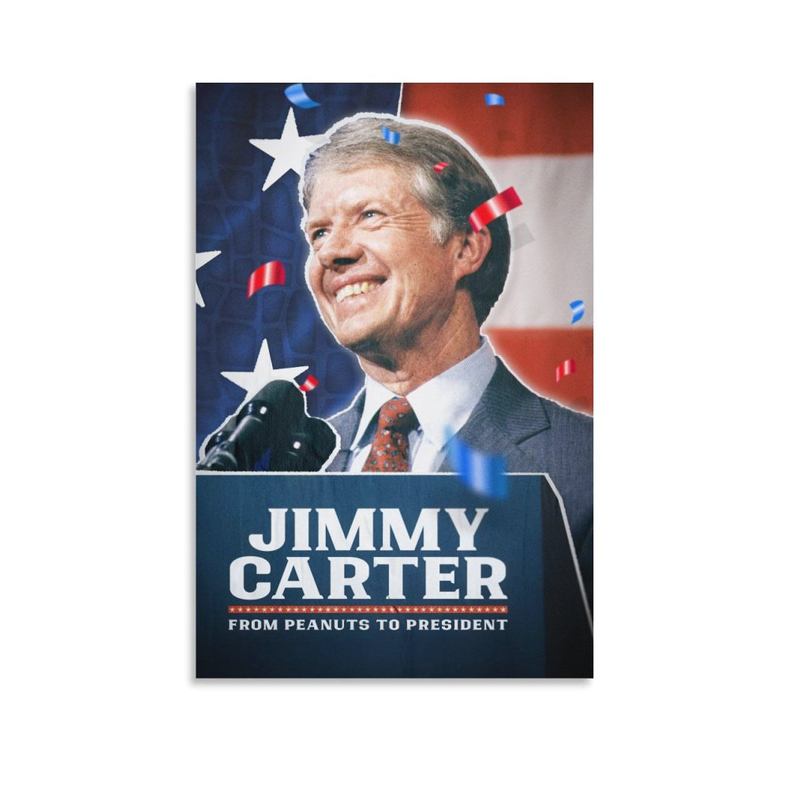 Jimmy Carter Former President 100 Years Old (53) Canvas Art Poster and ...