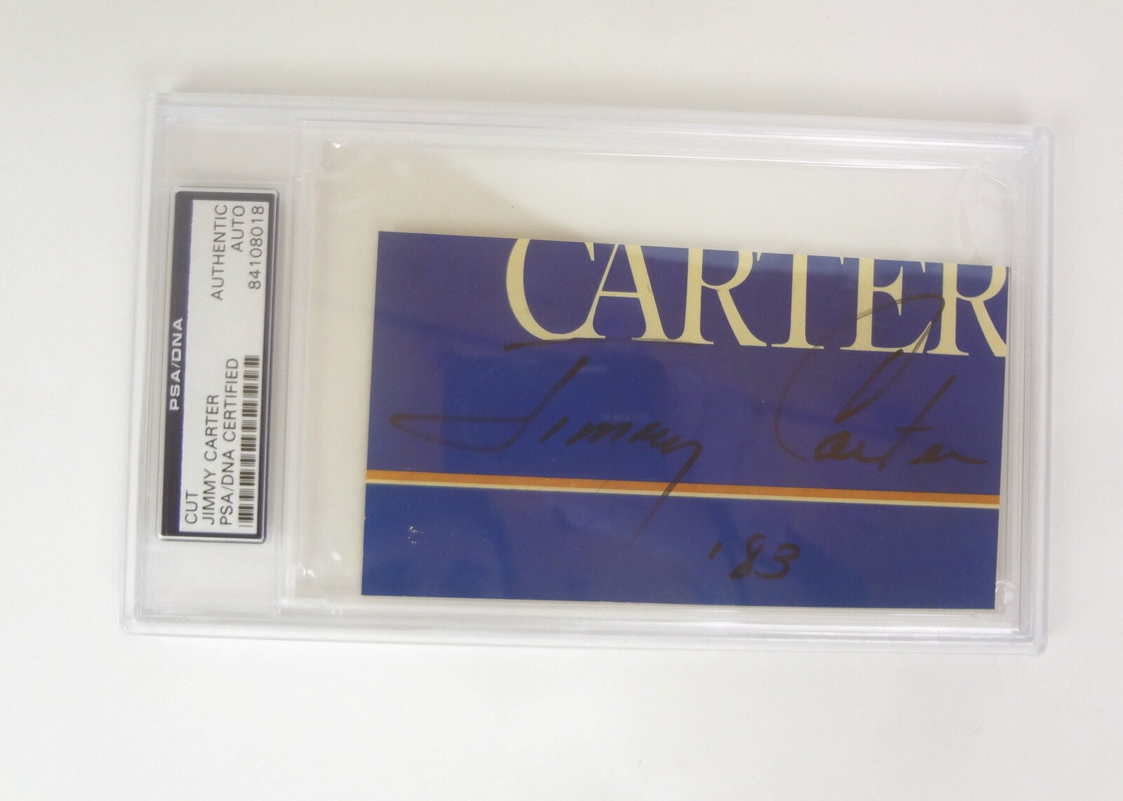Pre-Owned Jimmy Carter President Signed Full Autograph Cut PSA/DNA ...