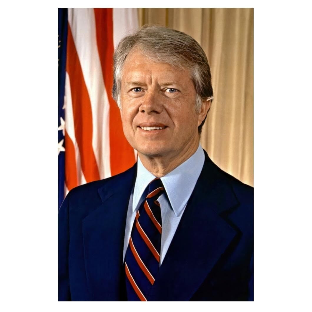 Jimmy Carter Presidential Portrait Poster 39th President of the United ...