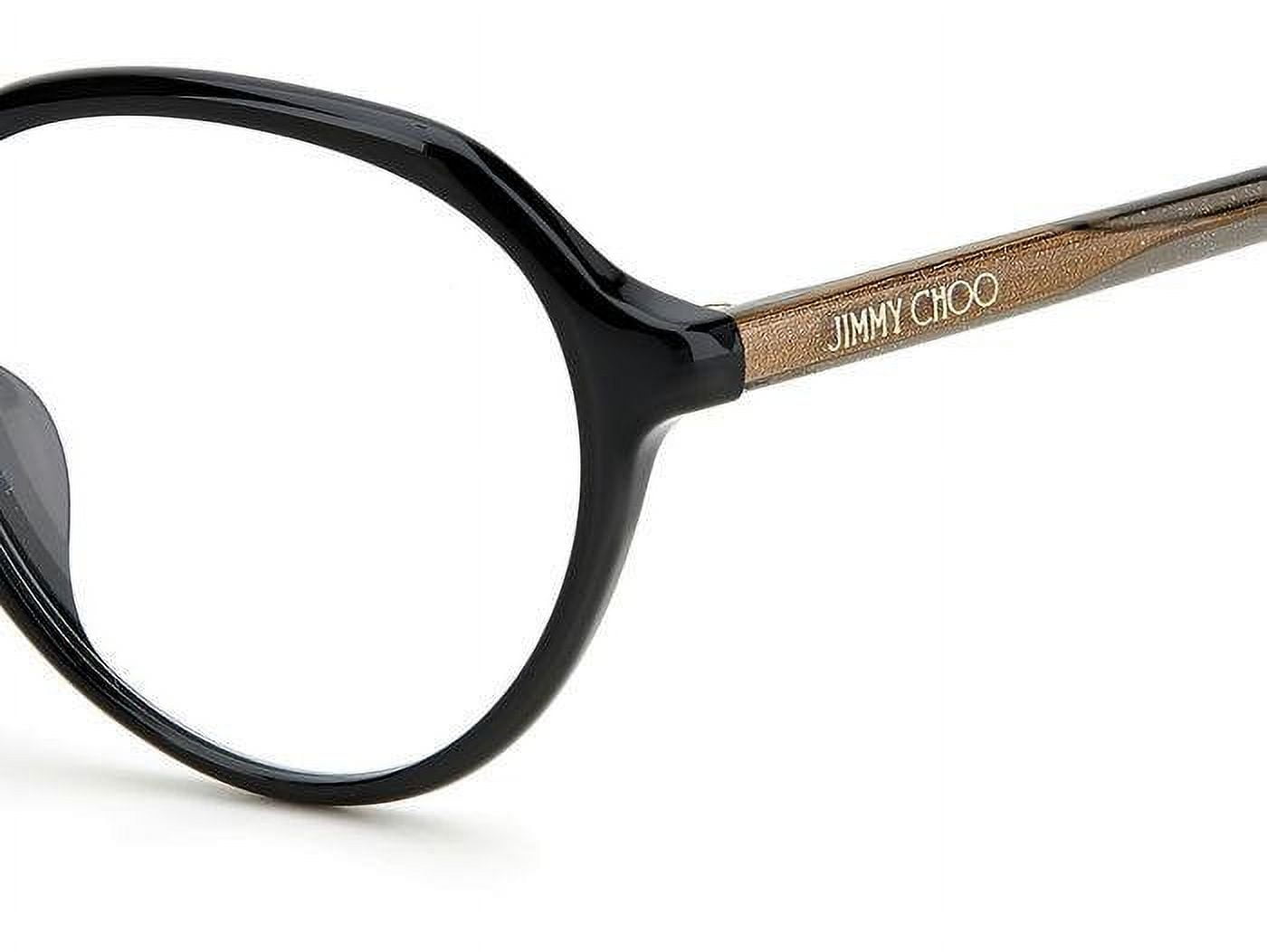 Jimmy Choo Demo Oval Ladies Eyeglasses Jc345f 0807 52