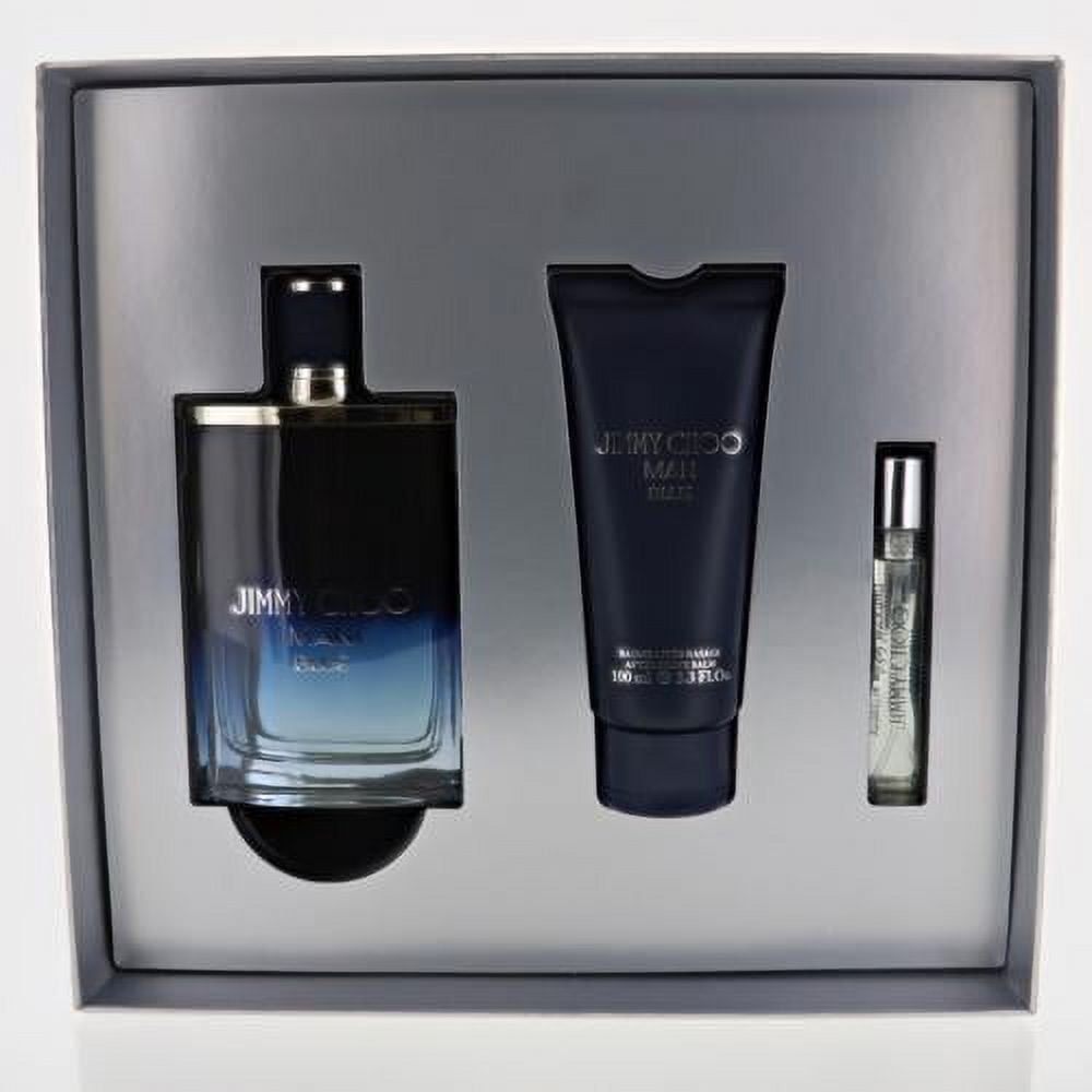 Jimmy Choo Man Blue Perfume Gift Set for Men - Travel Size Mini 3.3 oz ...