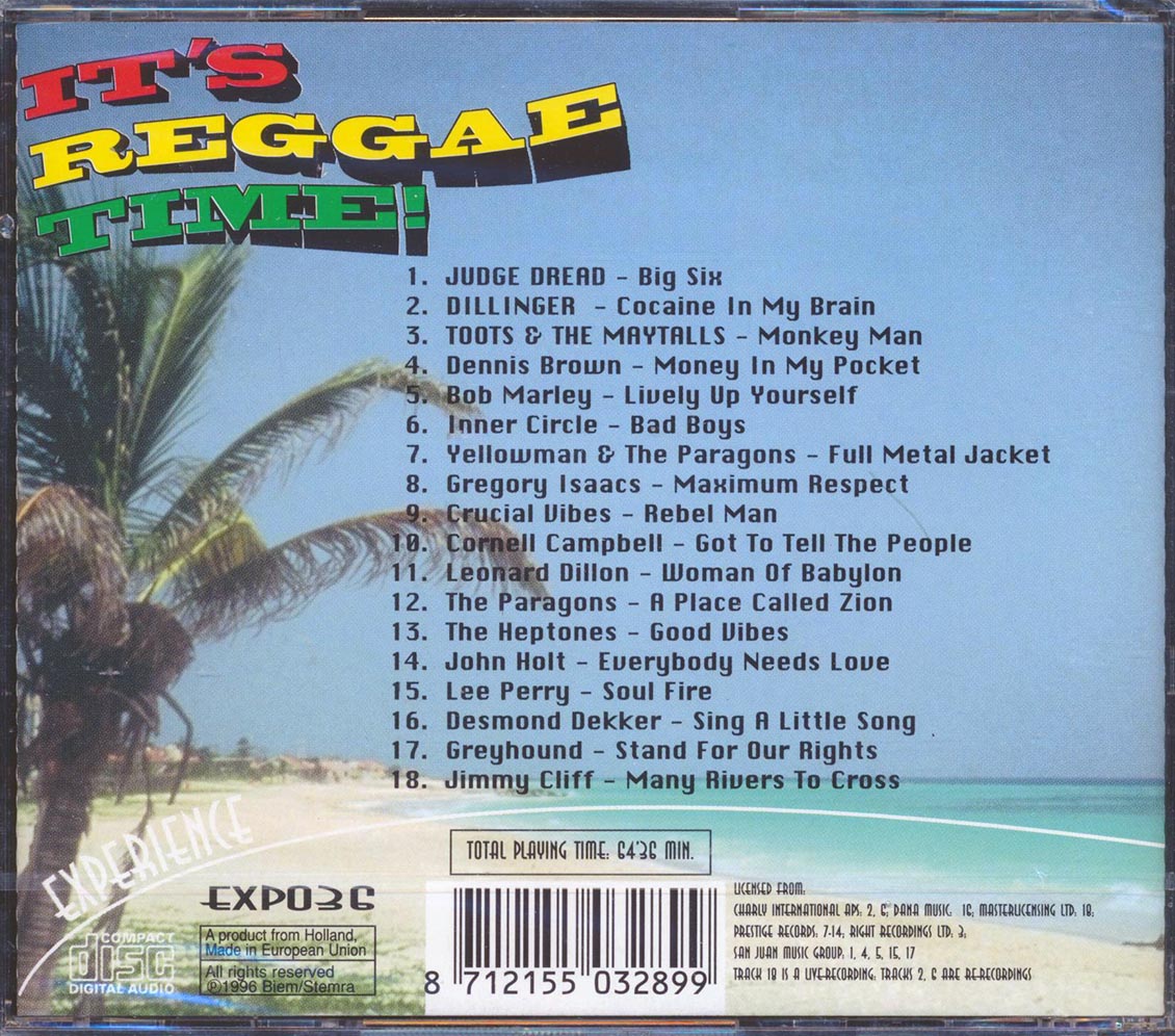 Pre-Owned Jimmy Cliff, Bob Marley, The Heptones, Etc. It's Reggae Time ...