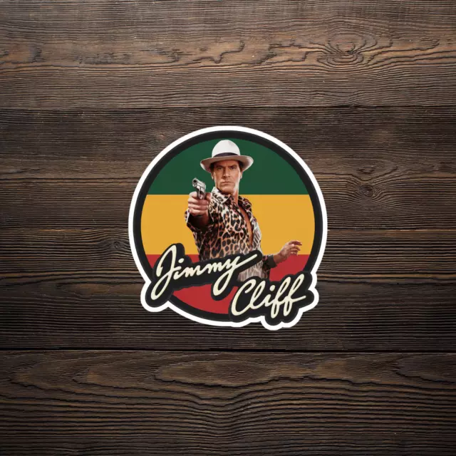 Jimmy Cliff Retro Reggae Legend Portrait Sticker Decalphone Decal Water ...